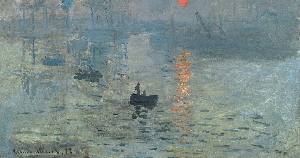 Estar en la luna: “Impresión, sol naciente” (1872). Monet