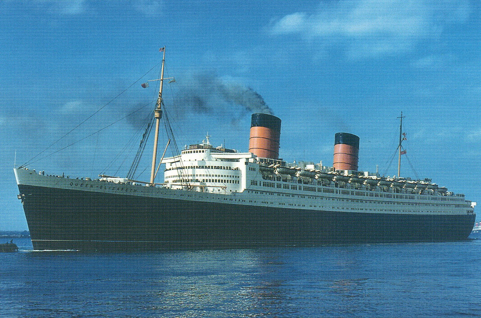 POSTAIS de NAVIOS - POSTCARDS of SHIPS: RMS QUEEN ELIZABETH (1940-1968 ...