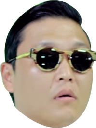 Coret Coret: Belajar ngecrop muka PSY - PSY Faces Transparent PNG