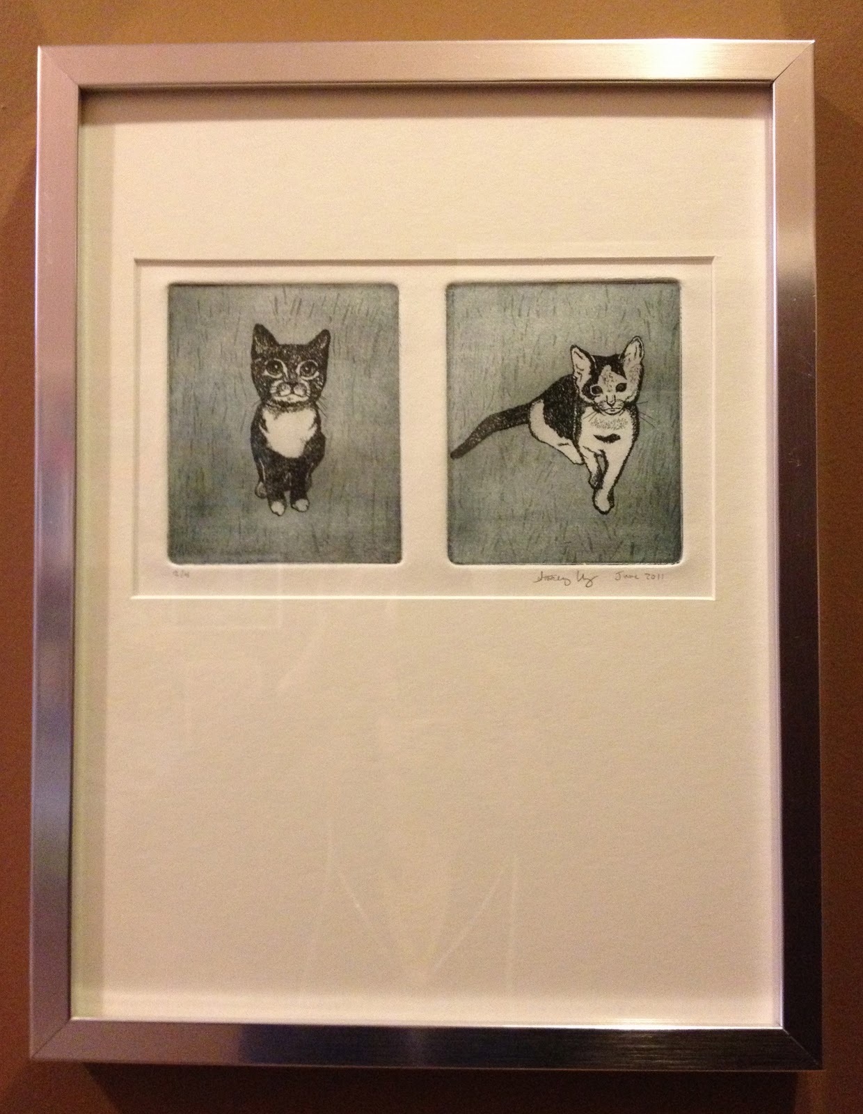 stacey wong: brooklyn yarn art: Cat Etchings