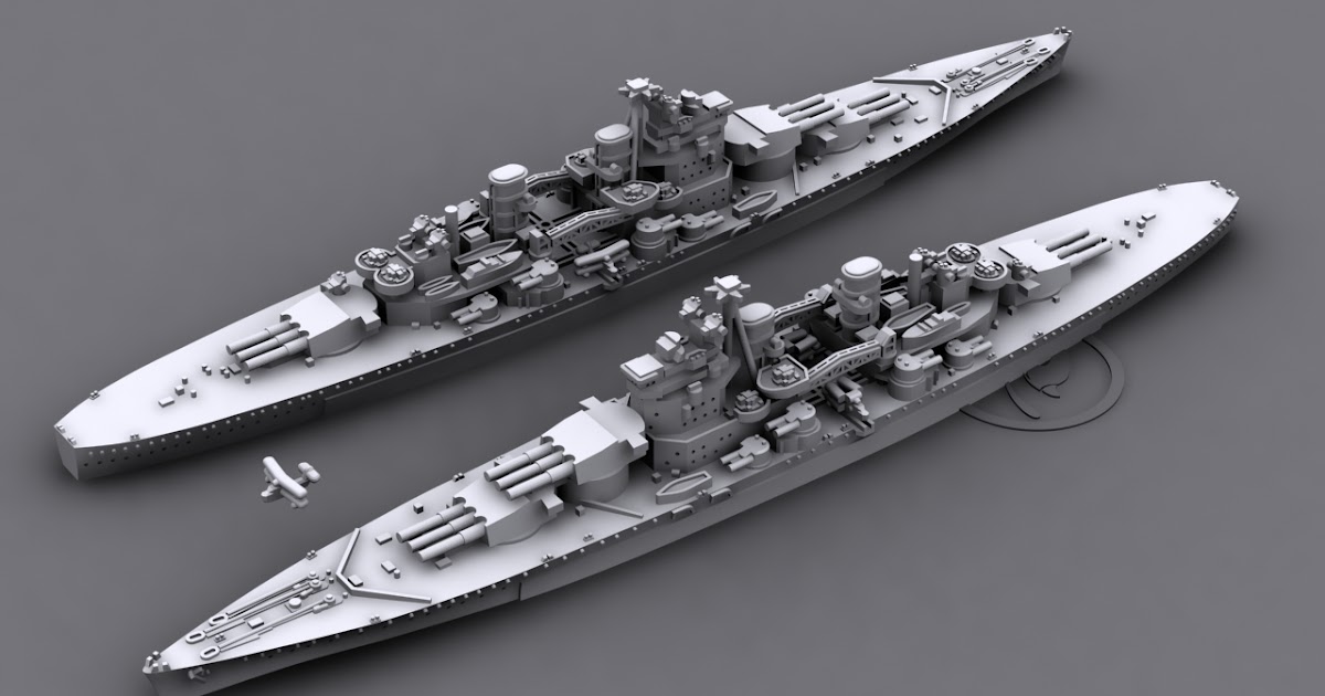 Tiny Thingamajigs: Meow... Royal Navy's Lion class battleships of 1939