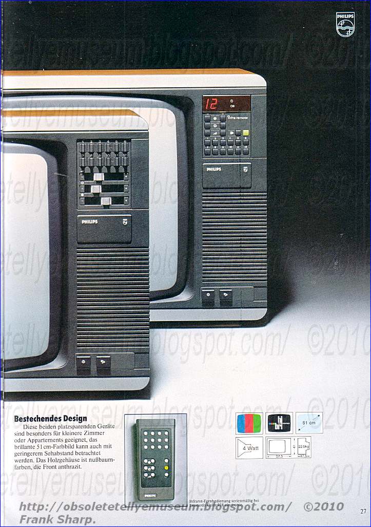 Obsolete Technology Tellye !: PHILIPS 20C939 LEONARDO COLOR 939 YEAR 1980.