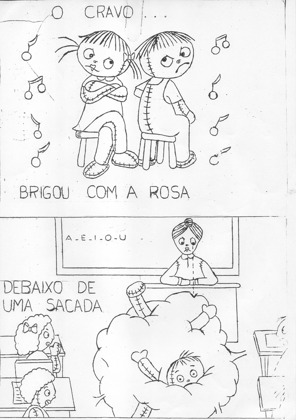 Livro o Cravo de a Rosa Para Imprimir e Atividade | Educação infantil