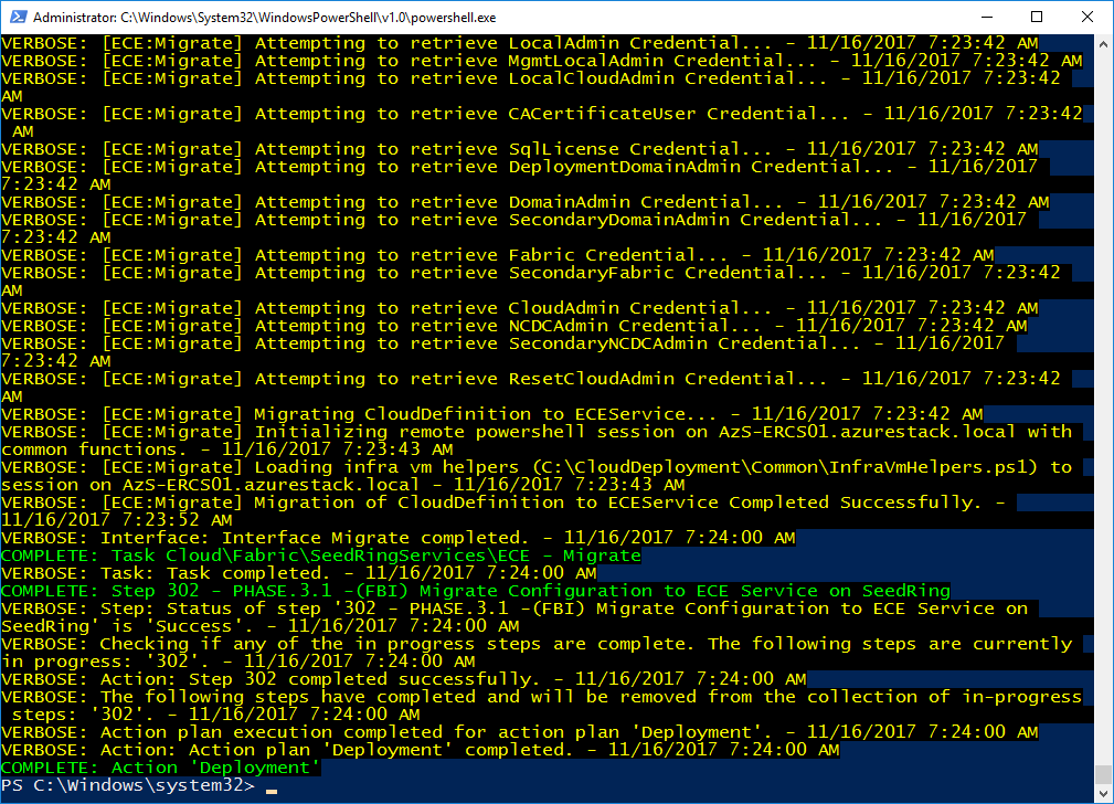 さっしーの試してみるか3 Azure Stack Development Kit 1 0 06をデプロイしたよ