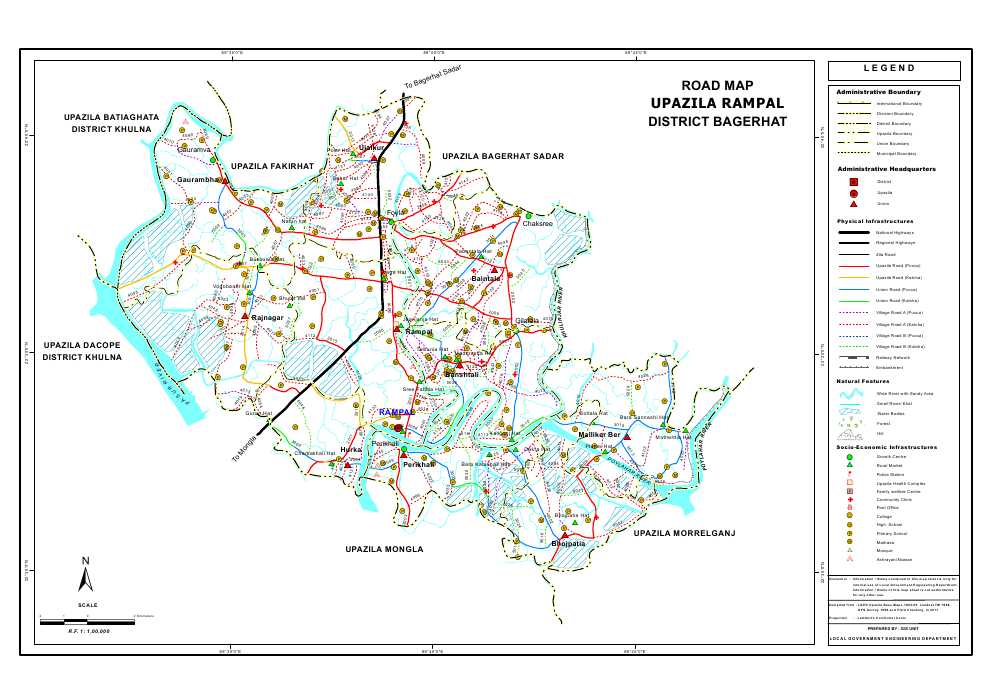 Mouza & Land Use Maps of Rampal Upazila, Bagerhat, Bangladesh - Tourism ...