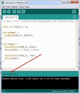 CARA MEMPROGRAM DAN MENJALANKAN ARDUINO - Nanda Syaputra
