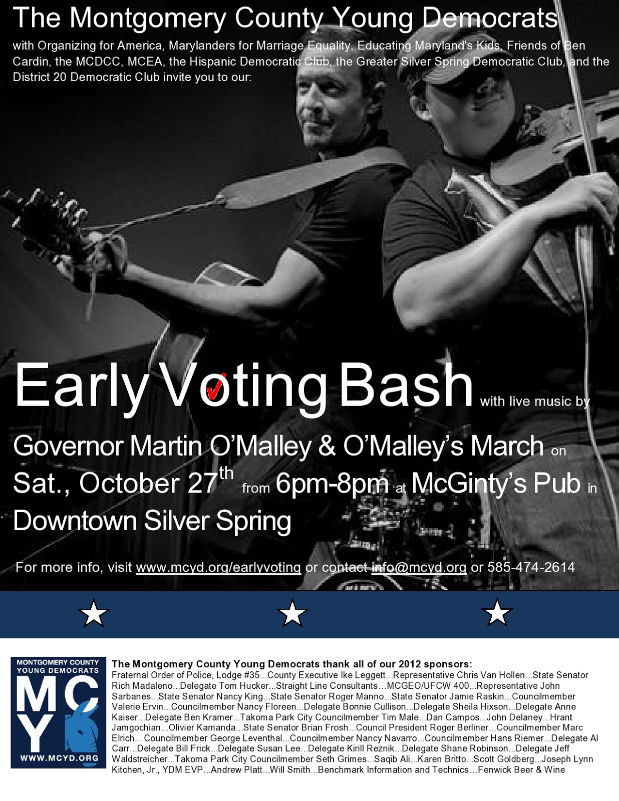 maryland juice: SATURDAY in SILVER SPRING: MoCo Young Dems Host Early ...