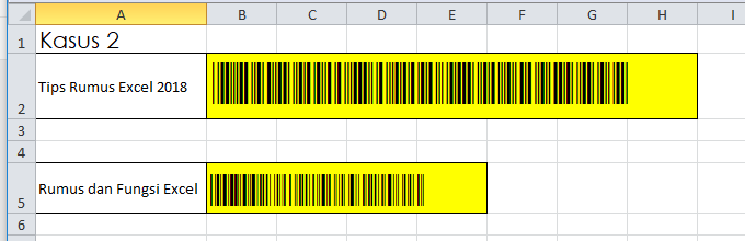 Tips-tips Rumus Excel: Membuat QR Code dan Barcode