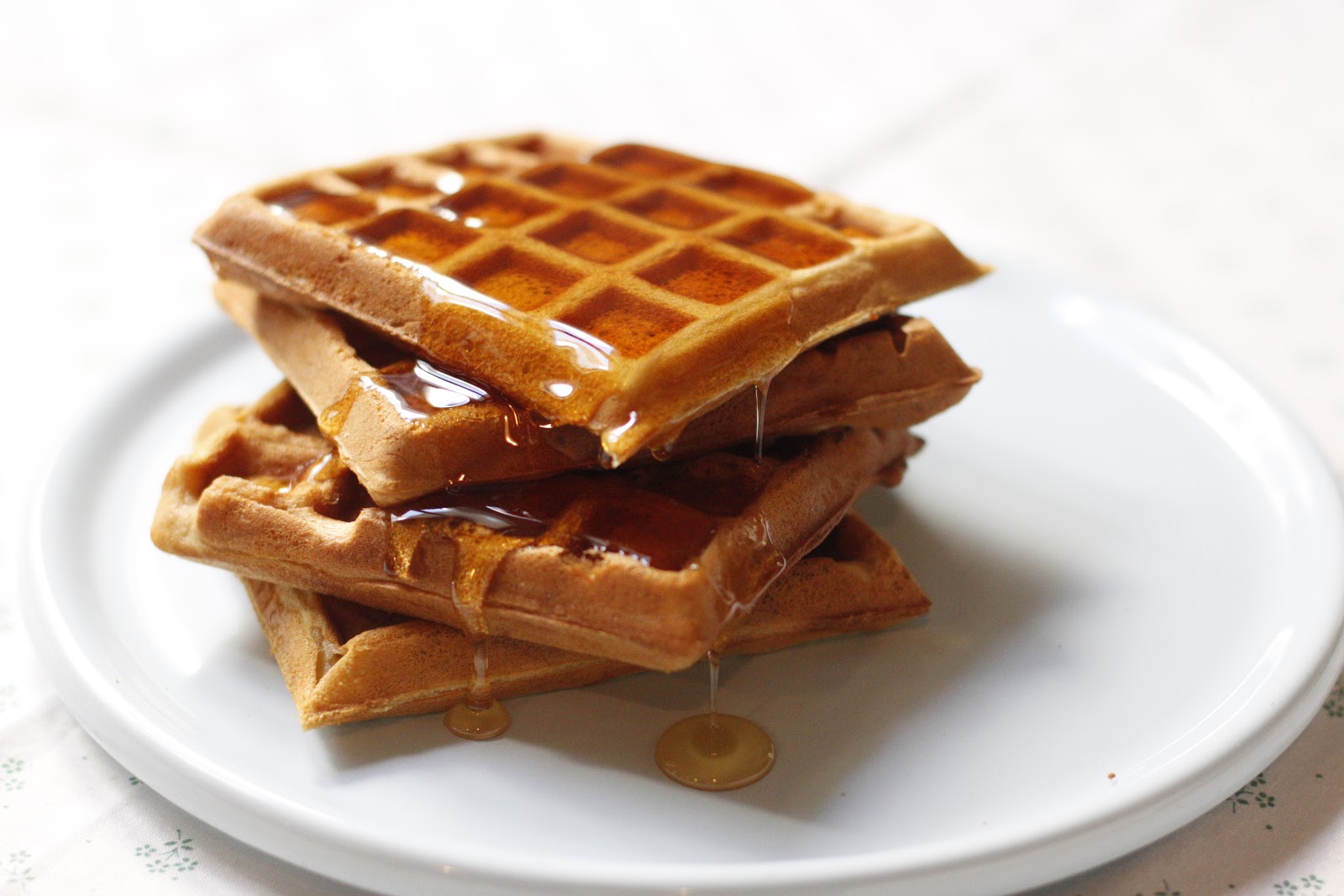 Waffles + miel