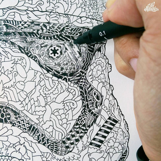 Impressive Pen Doodles by Lei Melendres