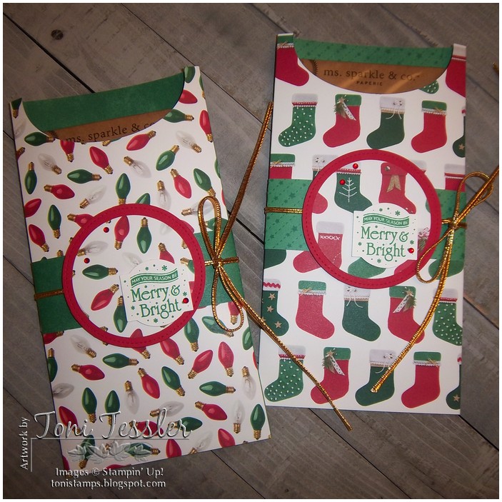 ToniStamps: Gift Pocket Packaging - Gift card holder and/or Giftie