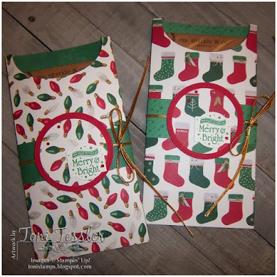 ToniStamps: Gift Pocket Packaging - Gift card holder and/or Giftie