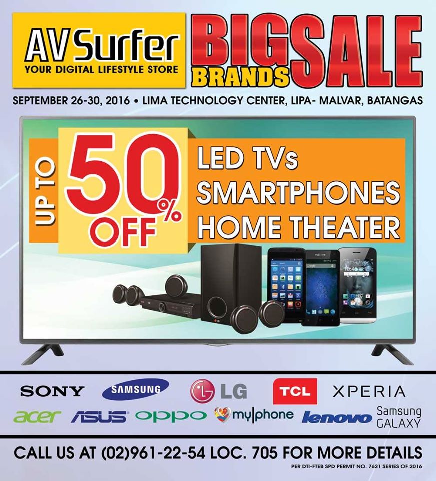 Manila Shopper: AV Surfer Big Brands SALE at Malvar Batangas: Sept 2016