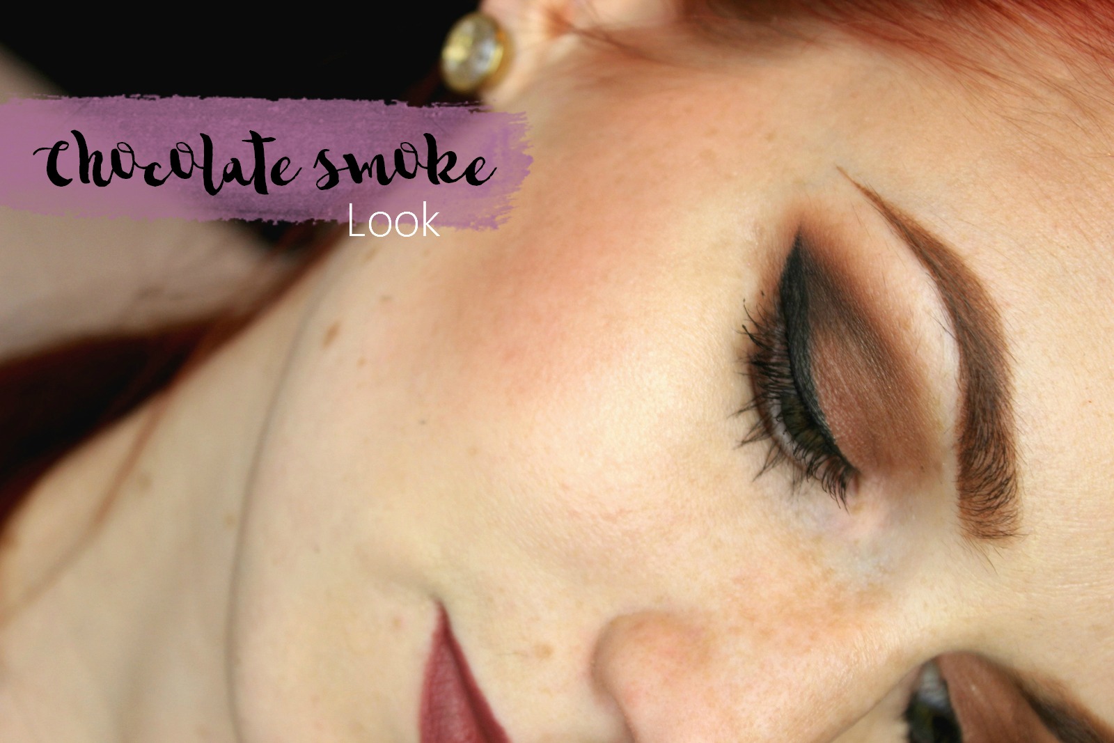 Polished with Love: [Look] Chocolate smoke (MAC & Colourpop)