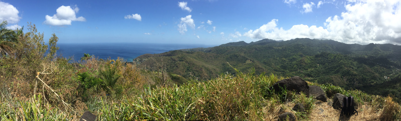 From St. George's to Mt. Moritz summit