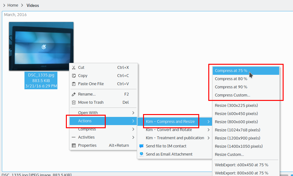 How To Convert, Resize, Rotate, or Compress Image with One Click in KDE How To Convert, Resize, Rotate, or Compress Image with One Click in KDE