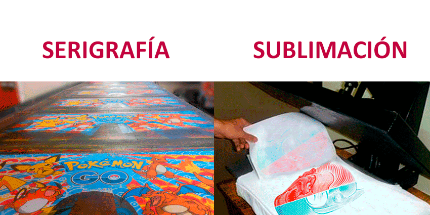 SUBLIMACIÓN: ¿En qué se diferencia de la serigrafía? - Camisetas personalizadas con el Curso de ...
