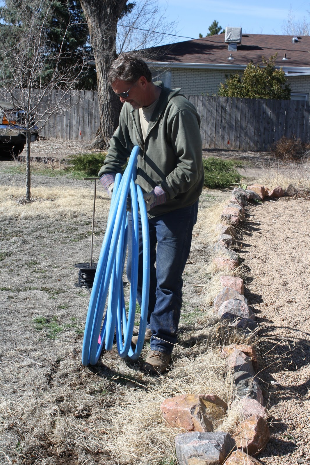 Urban Farm Girl: Irrigation Installation: Phase II Main Line