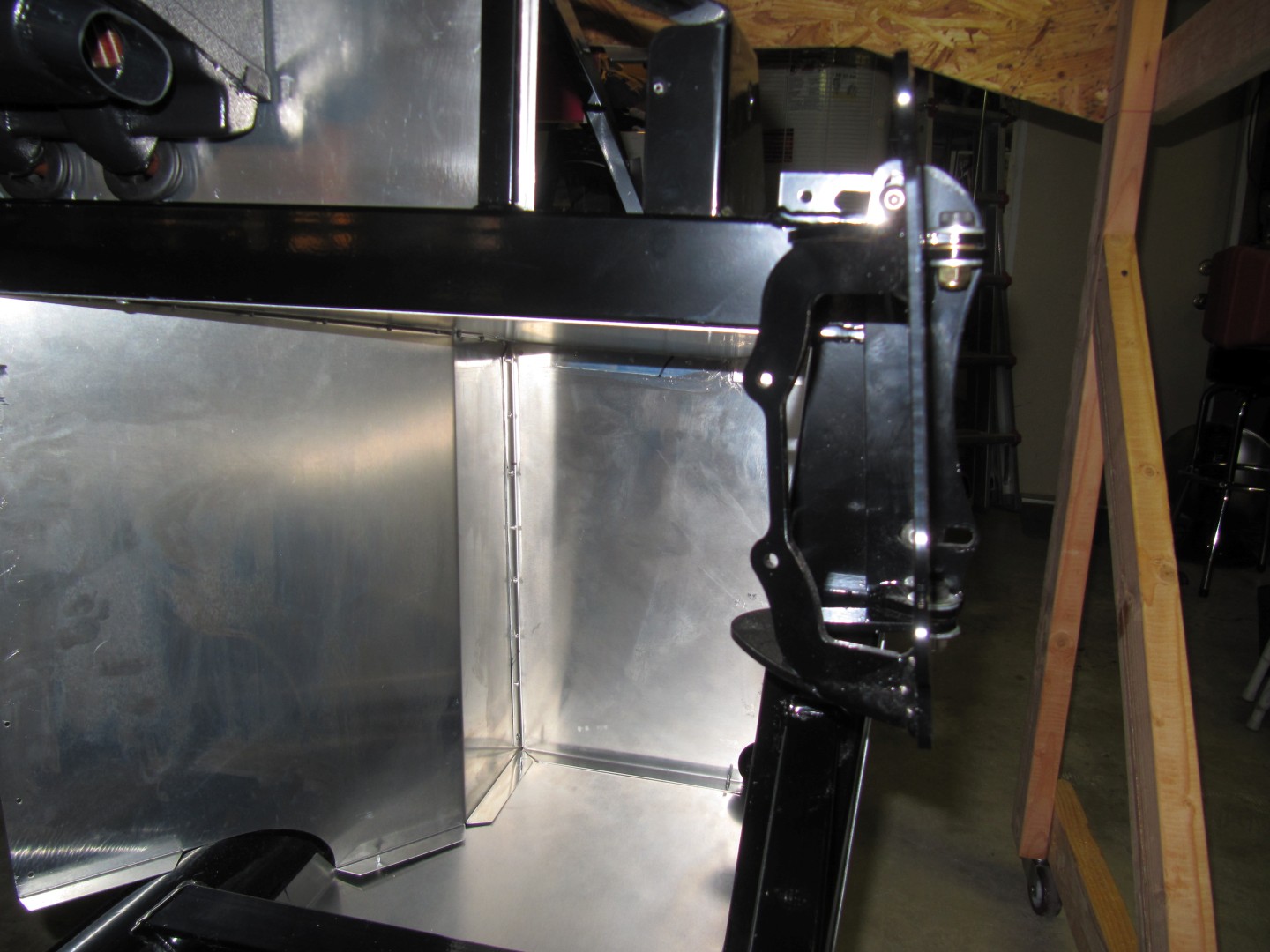 Project: Howling Cobra: Passenger side Footbox sheet metal work