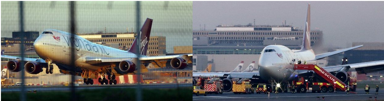 HISTORY 1 year since Virgin Atlantic Flight #VS43 landing scare