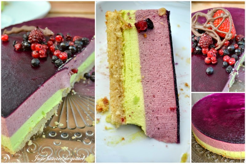 Juste histoire de goûter: Entremets Pistache & Fruits rouges pour nos ...