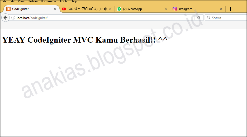 Setting MVC dan HMVC CodeIgniter