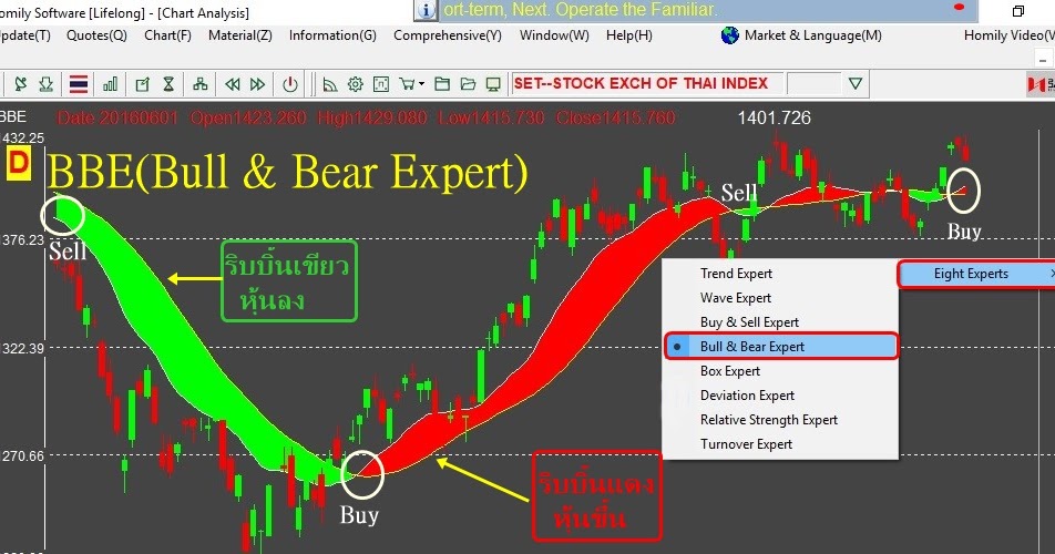 homily chart manual: 6.BBE:Bull & Bear Expert ริบบิ้นเขียวแดง