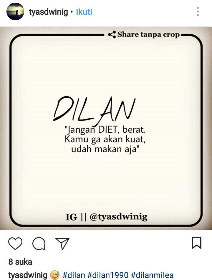 10 Meme 'Rindu Itu Berat' dalam Film Dilan Kocak Abis