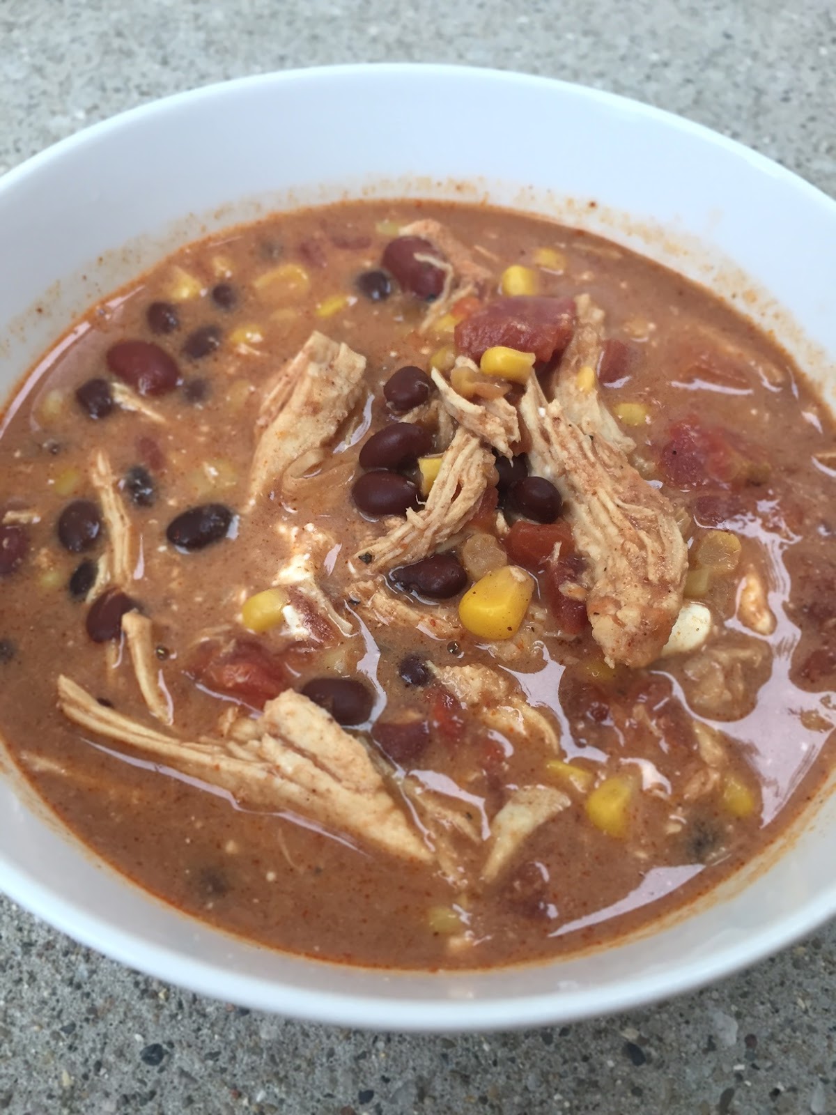 Mommy's Favorite Things: Slow Cooker Chicken Enchilada Chili