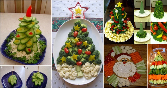 10 Creative Christmas Veggie Trays ~ Goods Home Design