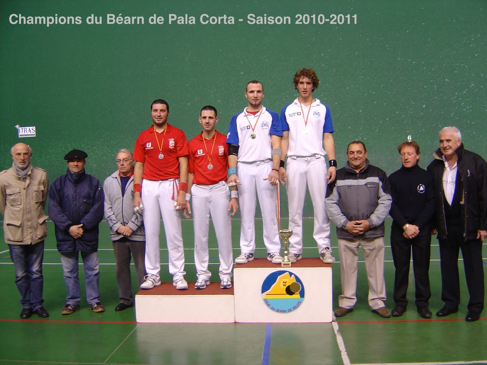 Centre d'Entraînement Régional Pelote de Pau: Palmarès 2010-2011