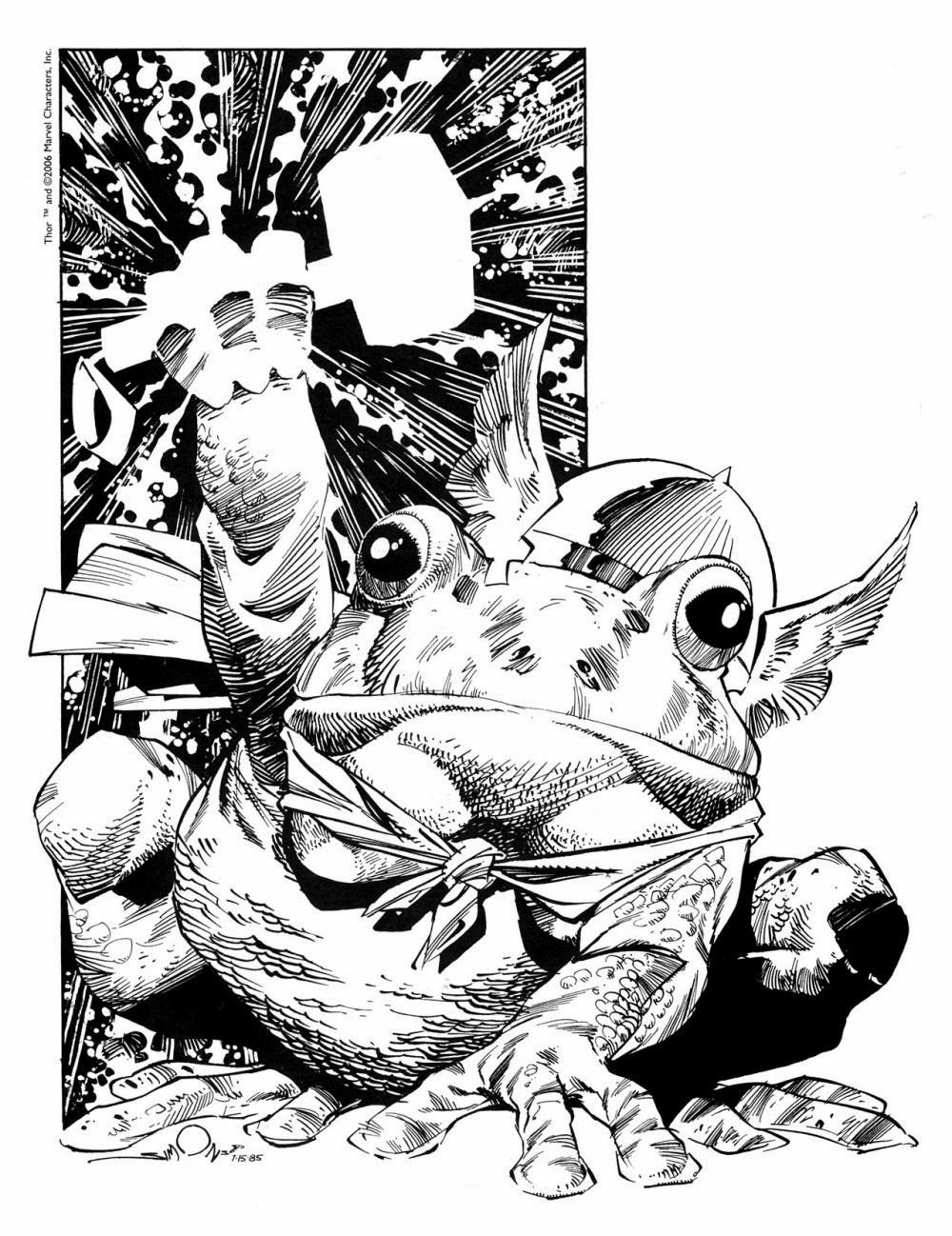 Marvel Comics of the 1980s: 1985 - Walt Simonson's Thunder Frog
