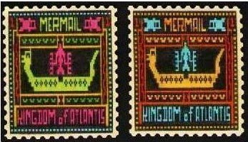 Art Blog/Eric Whollem: MAP OF ATLANTIS/ A Micronation Faux Postal ...