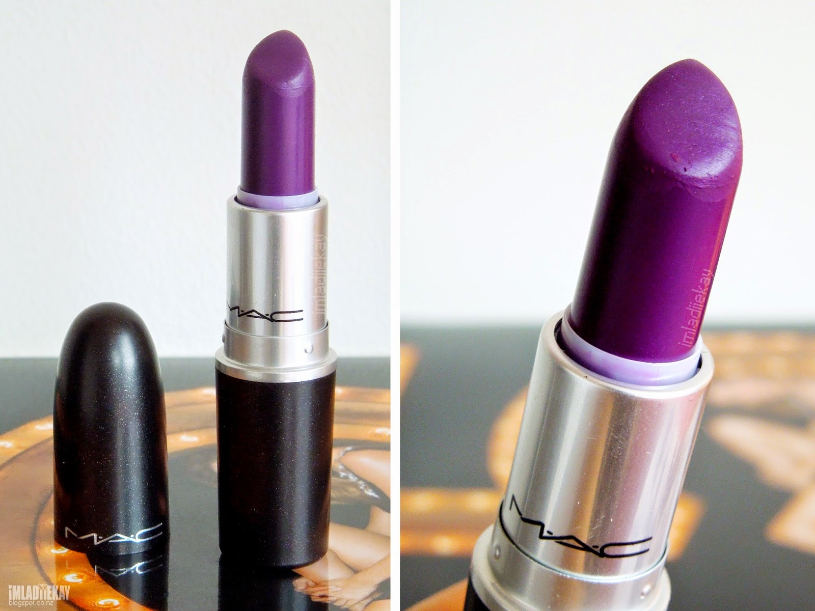 Kay Cake Beauty: MAC Heroine vs. MAC Pure Heroine ♥ Lipstick Review ...