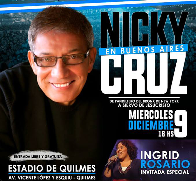 Nicky Cruz en Buenos Aires, Argentina | 9 Diciembre 2015 - EyC ...