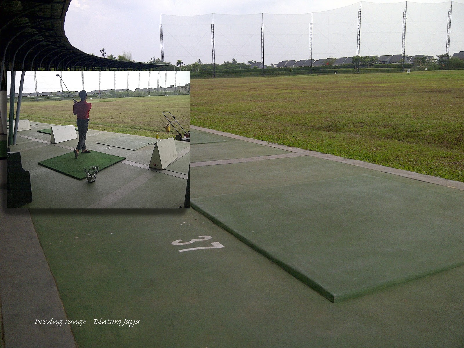 Patterned Concrete Indonesia: COLOR CONCRETE - Driving Range , Bintaro Jaya