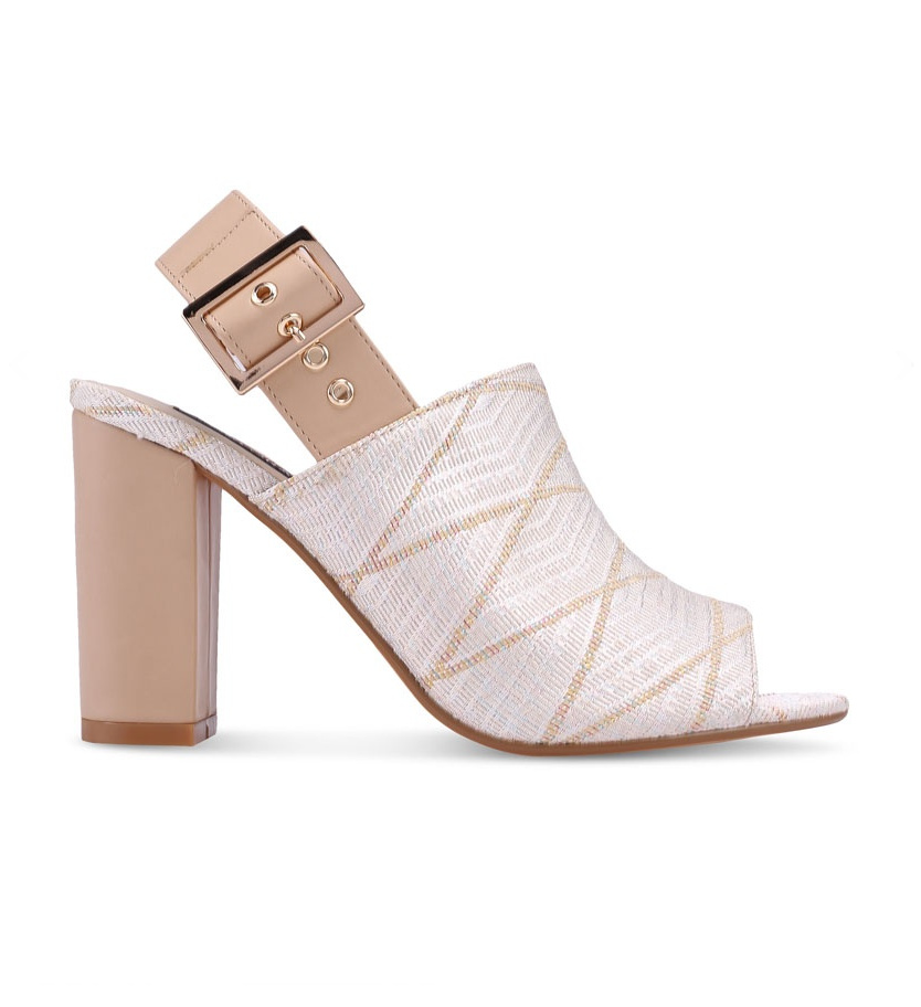 VLXD Mai Hưng Thịnh: Detail Fabric Mule Heels