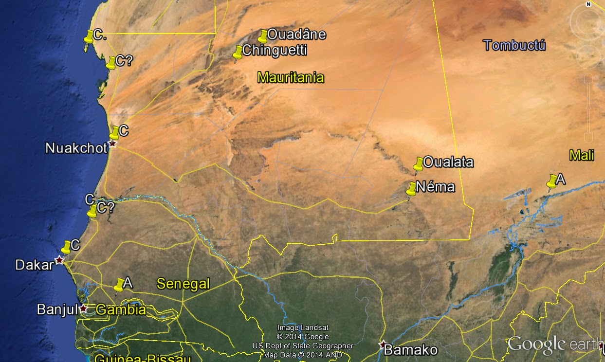 ArqueoLugares: CHINGUETTI. Región Central. Mauritania.