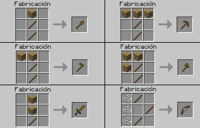 tips y crafteos de minecraft
