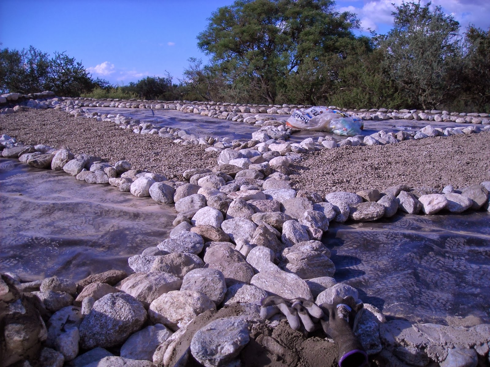 NaveSierra: Techo - Desagüe - Ripio