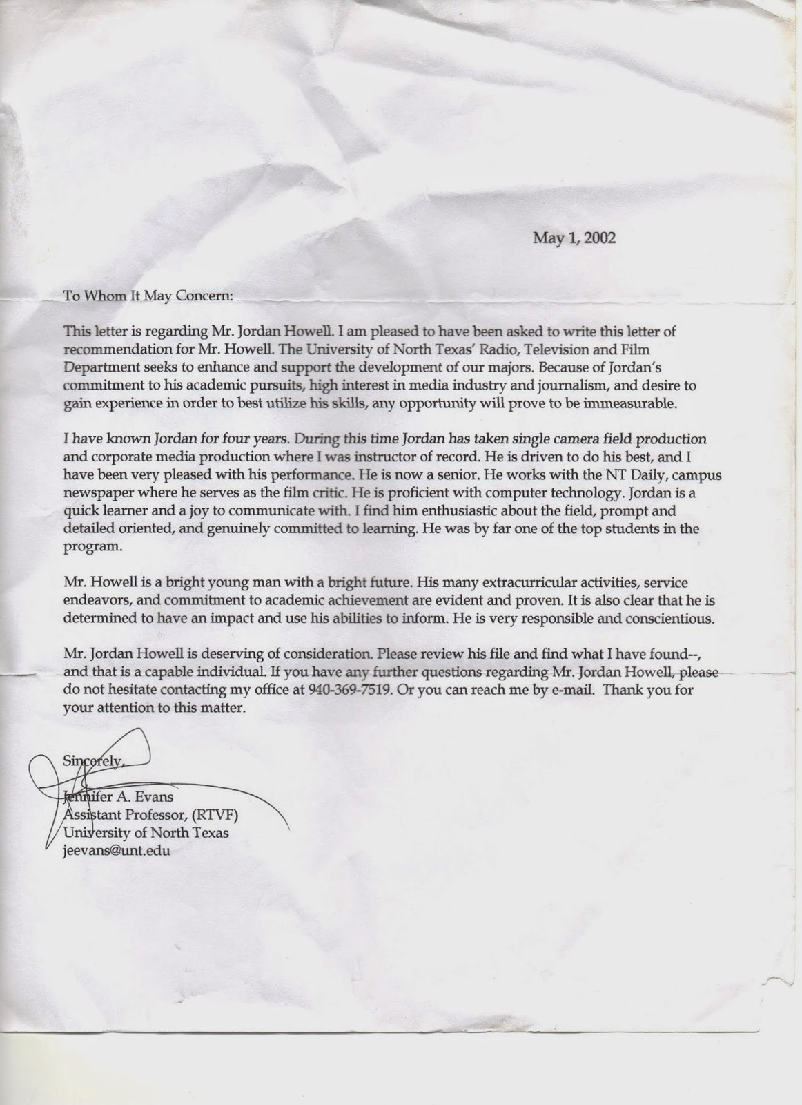 The Jordan Howell Project: Kudos