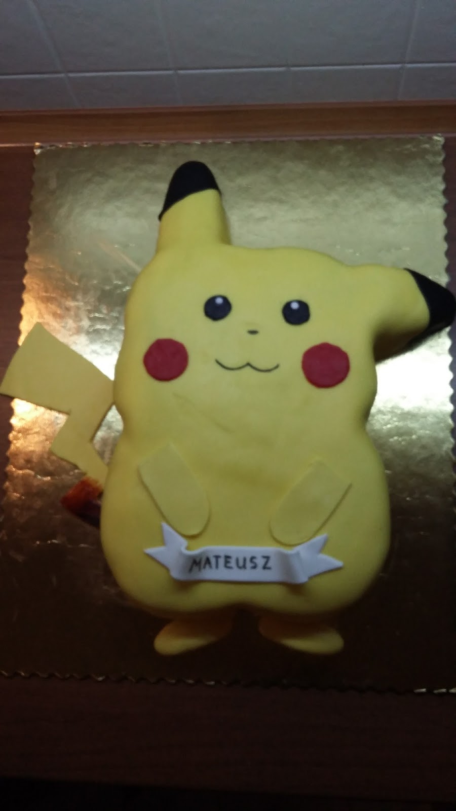 Kreatywne torty Anety: Tort Pokemon Pikachu