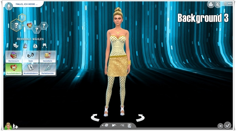 Annett's Sims 4 Welt: CAS Backgrounds "Blue"