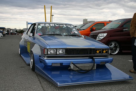 japanese custom cars: Extreme Japanese Bosozoku Car Style