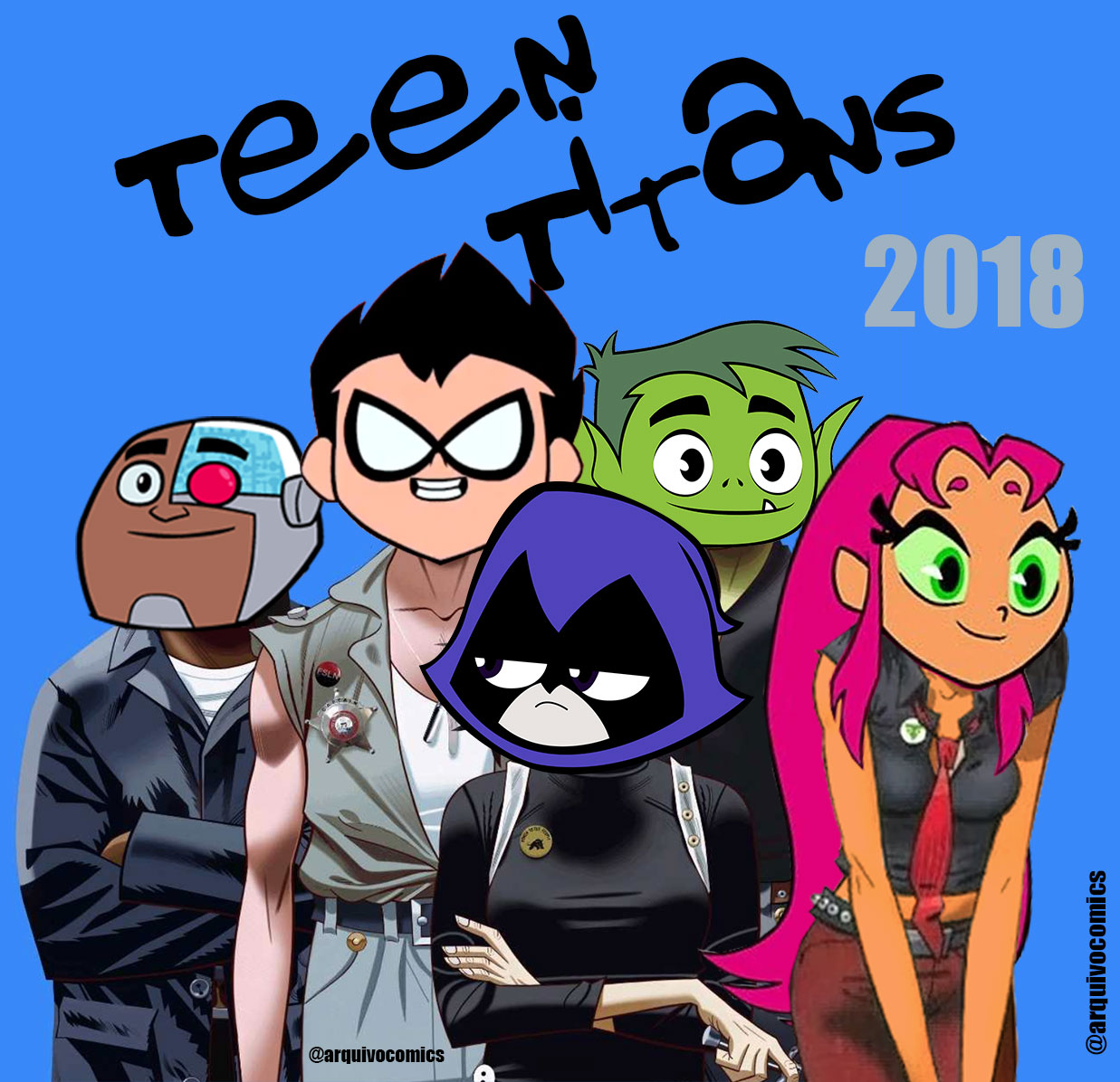 Teen Titans GO The Movie Poster 2018
