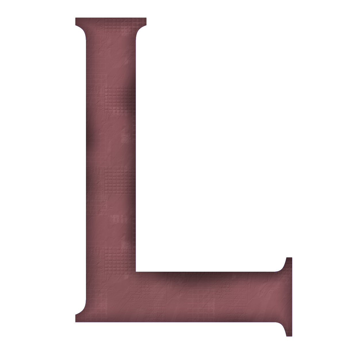 GRANNY ENCHANTED'S BLOG: Free Textured Dk Mauve Digi Scrapbook Alphabet