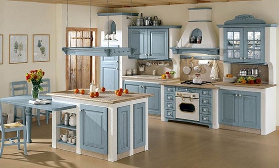 Blog despre mobila: Bucatarii in stil Provence - aerul frantuzesc in ...