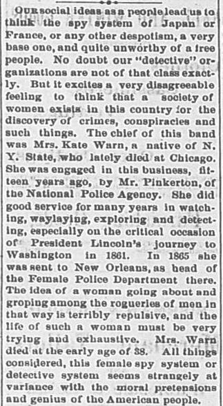Alabama Yesterdays: That Time America's First Female Detective Helped ...