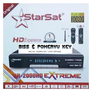 STARSAT SR-2000HD EXTREME RECEIVER NEW SOFTWARE VERSION V2.72 – FREE DOWNLOAD 1BISS KEY - Biss Key