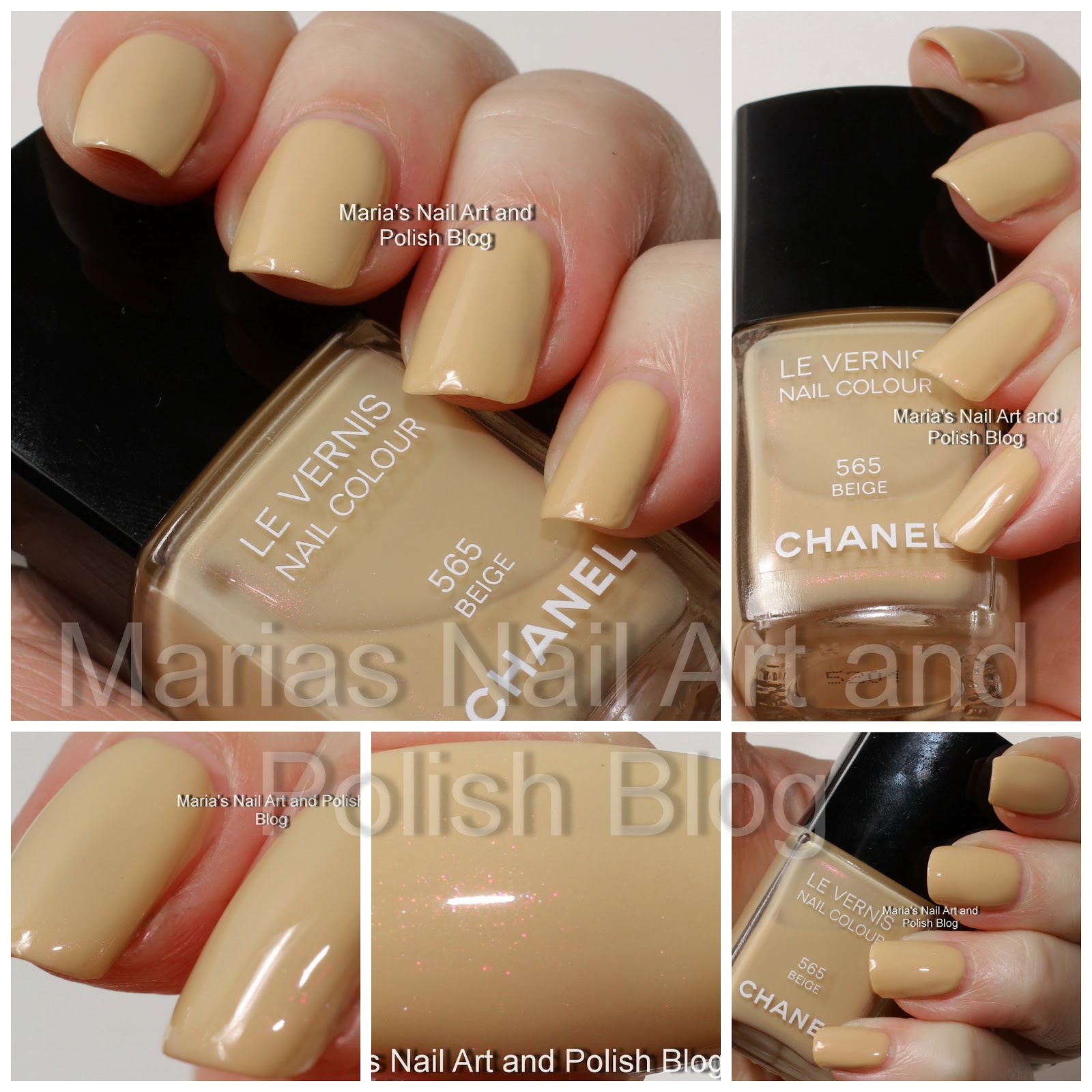 Marias Nail Art and Polish Blog: Chanel Beige 565 swatches